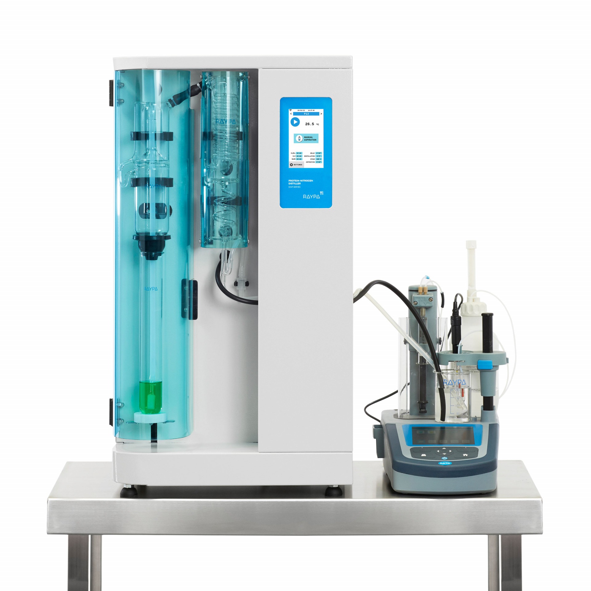 Destilador Kjeldahl de nitrógeno proteico | RAYPA